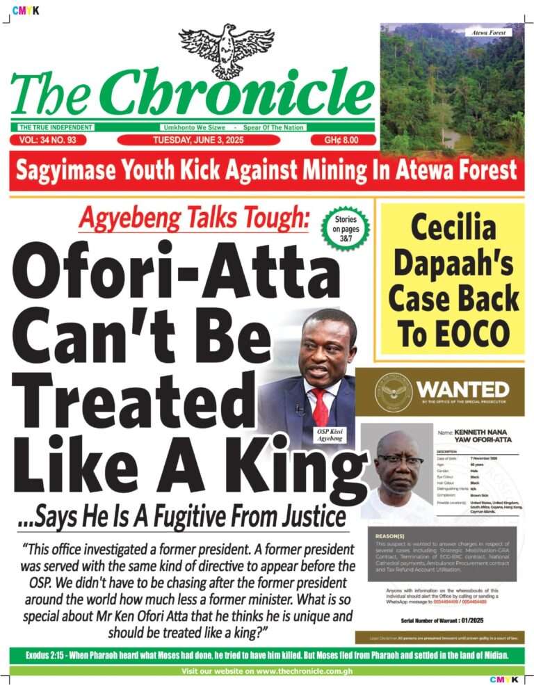 Newspaper headlines: Tuesday, June 3, 2025 - Prime News Ghana