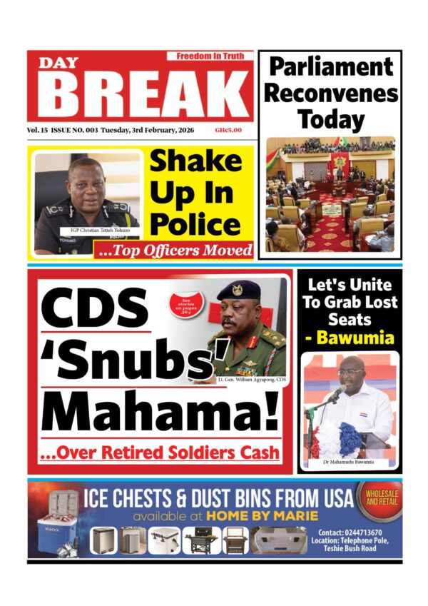 Newspaper Frontpages – Tuesday, 3rd February, 2026 | The Custodian ...