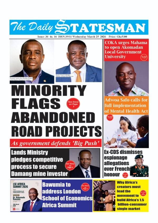 Newspaper Frontpages – Wednesday, 25th March, 2026 | The Custodian ...